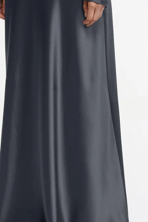 Acler Brosa Maxi Skirt - Charcoal