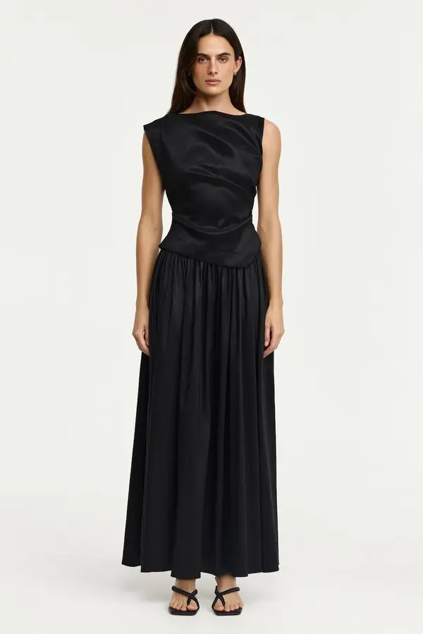 Acler Stopes Maxi Dress - Black