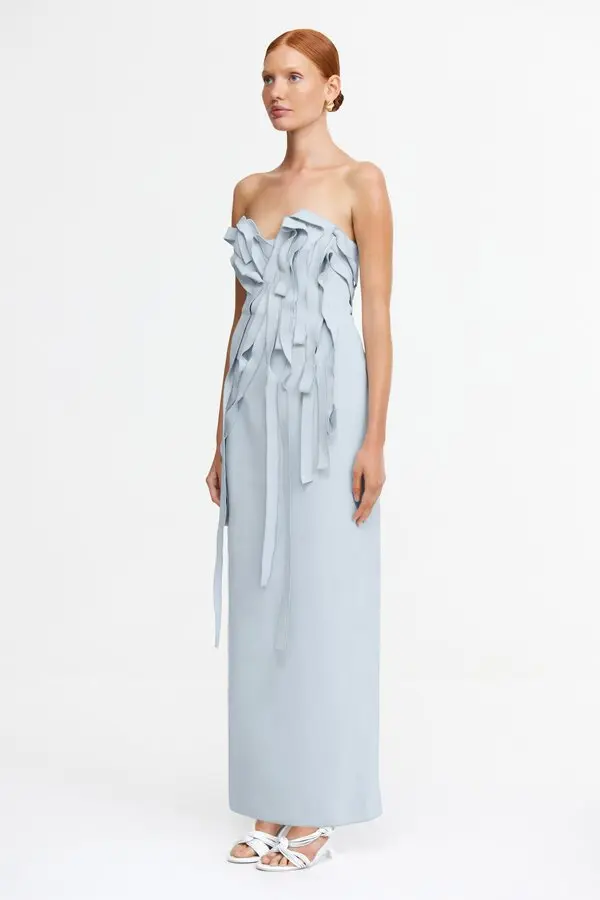 Acler Grovehill Strapless Midi Dress