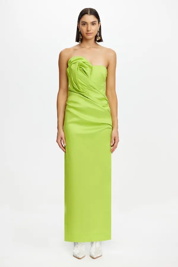 Acler Lade Maxi Dress - Citron