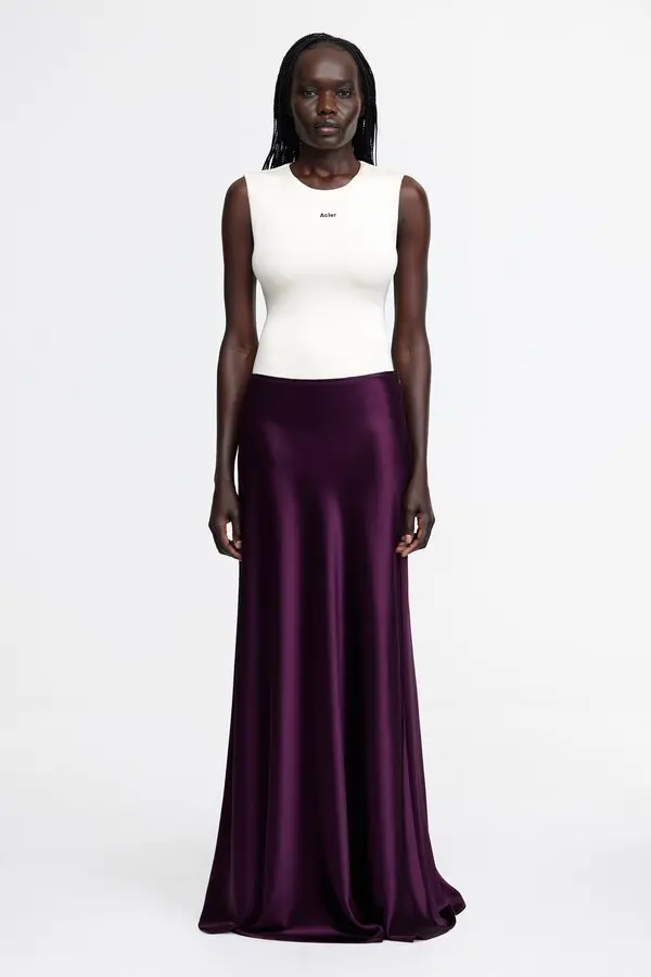 Acler Soroba Maxi Skirt - Fig