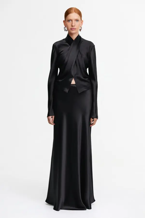 Acler Brosa Maxi Skirt - Black