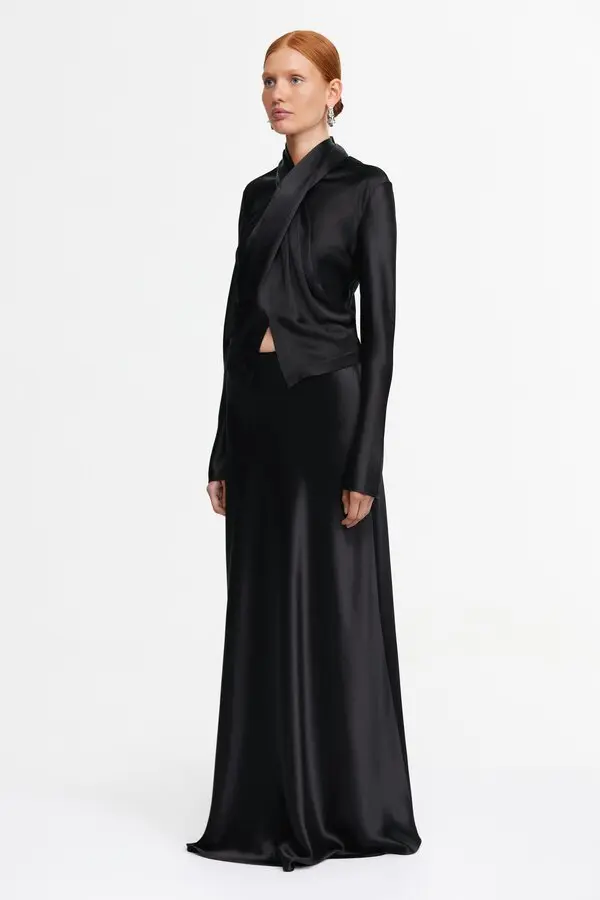 Acler Brosa Maxi Skirt - Black