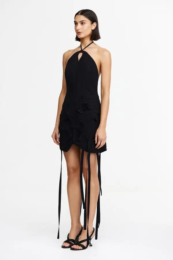 Acler Grovehill Mini Dress - Black
