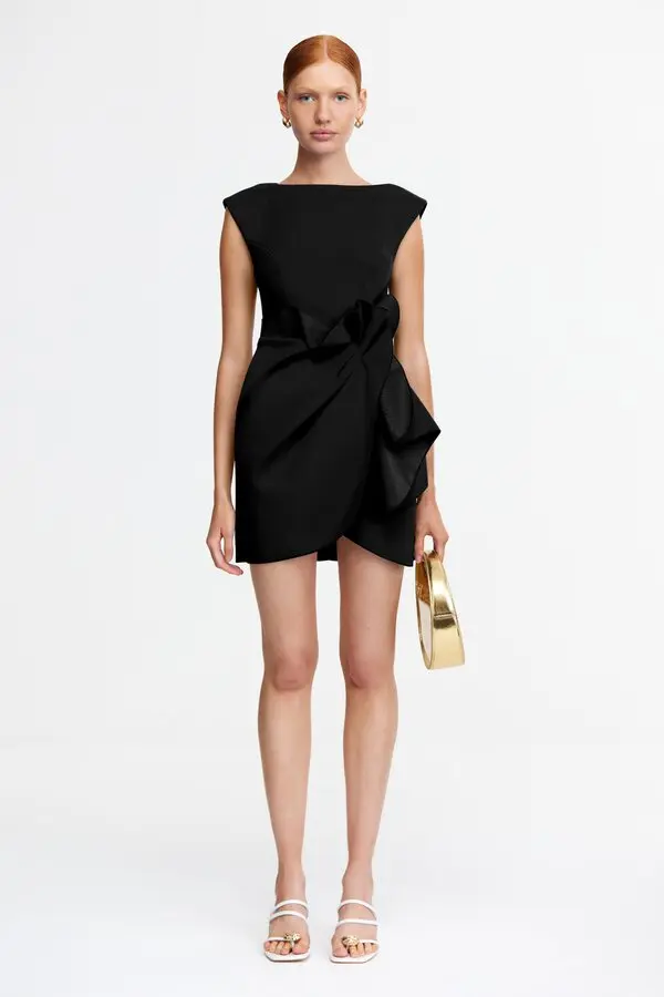 Acler Lamberton Mini Dress - Black