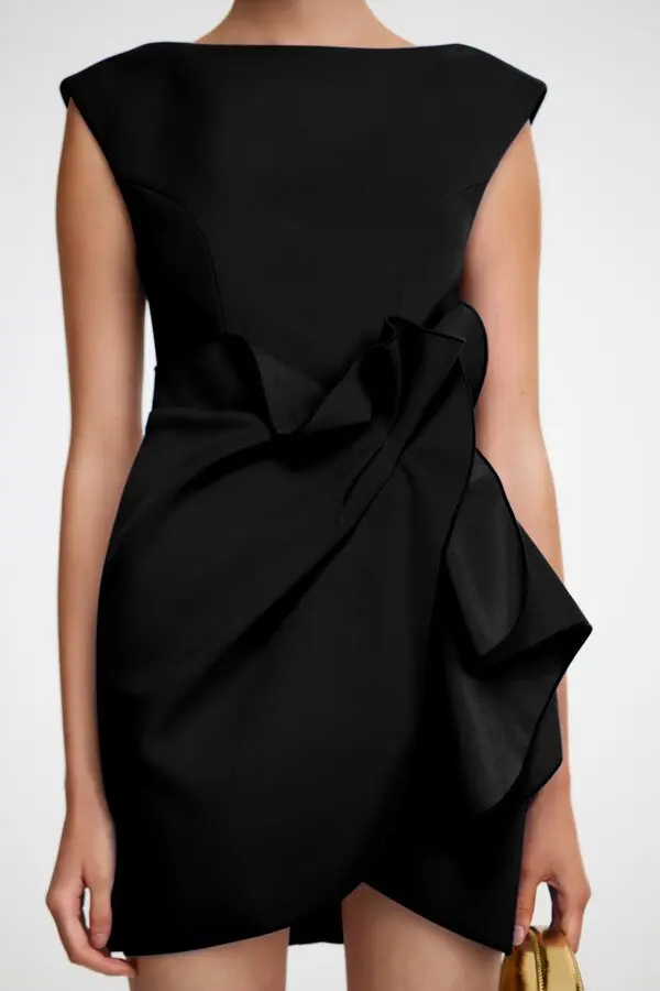 Acler Lamberton Mini Dress - Black