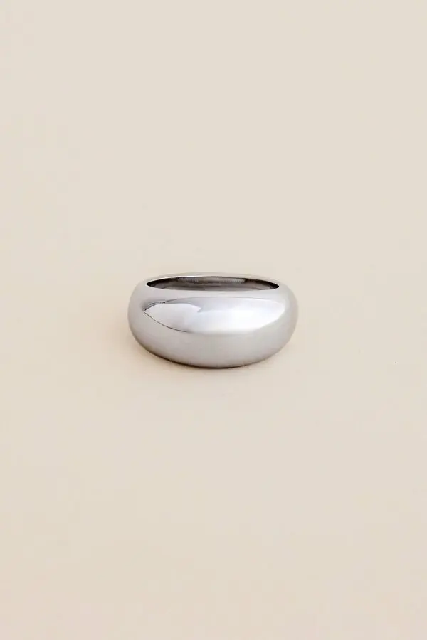 Acler Myrtle Dome Ring - Silver
