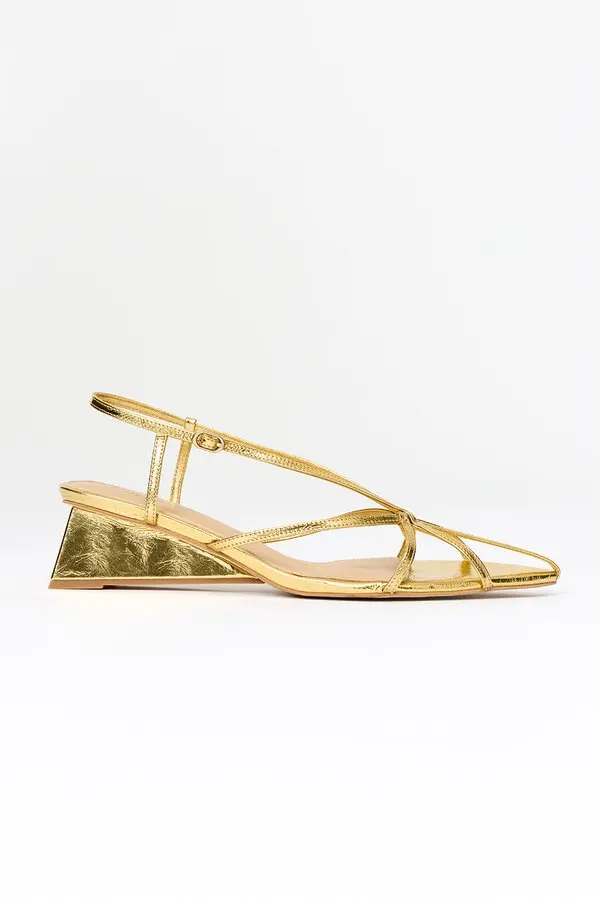 Acler Rubert Heel - Gold