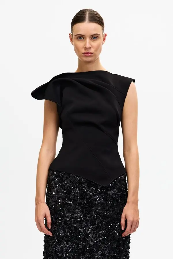 Acler Cornmore Top - Black