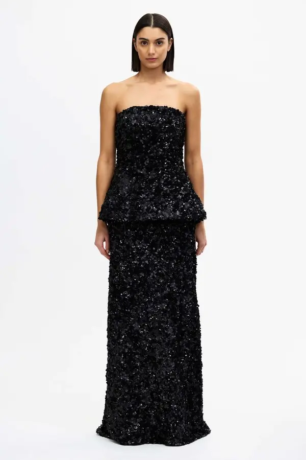 Acler Pipson Maxi Skirt - Black