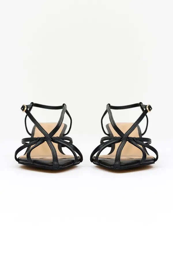 Acler Rubert Wedge Heel Sandals - Black