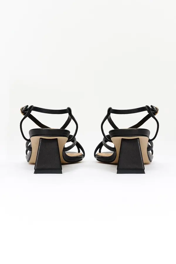 Acler Rubert Wedge Heel Sandals - Black