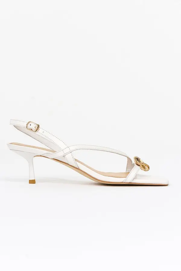 Acler Outfield Heel - Ivory
