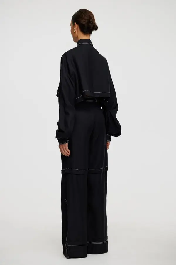 Acler Chapel Hill Convertible Wide-leg Pants