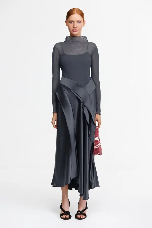 Acler Yewdale Maxi Dress - Slate