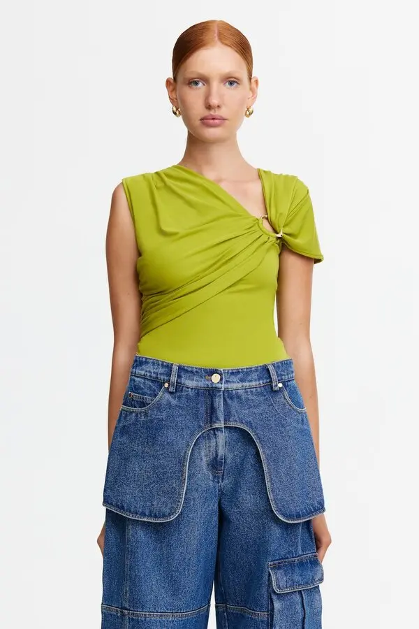 Acler Vineyhill Top - Avocado