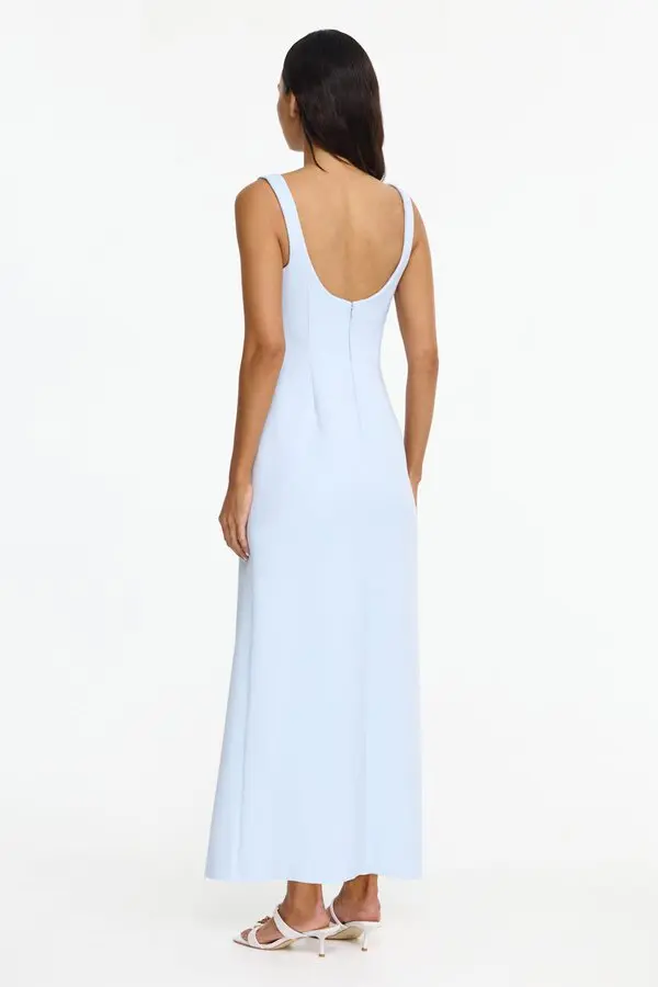 Acler Realbart Maxi Dress With Asymmetrical Ruffle Detail - Bluestar