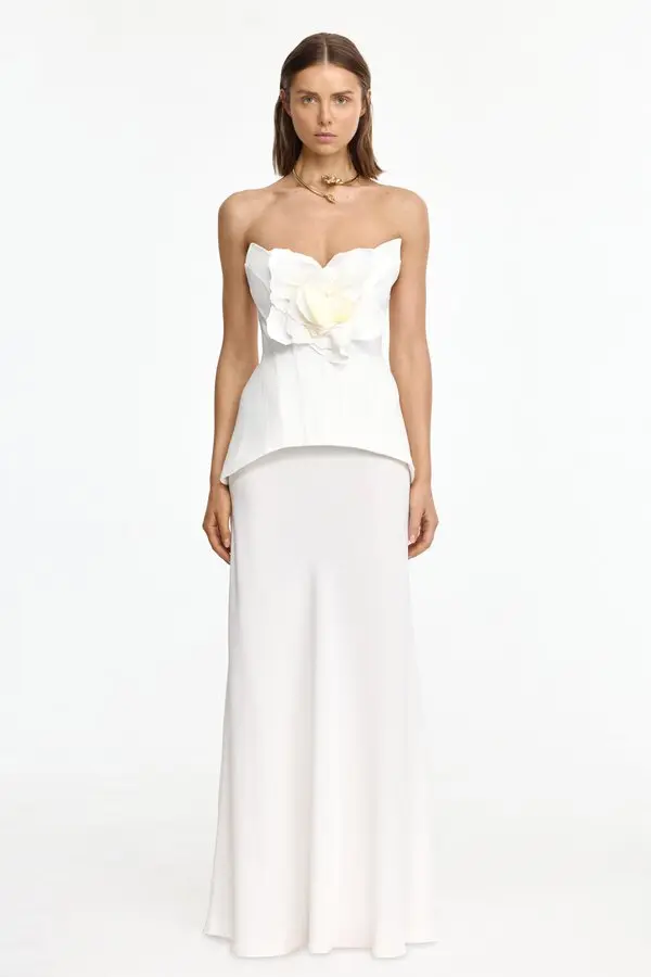 Acler Bankson Maxi Dress - Ivory