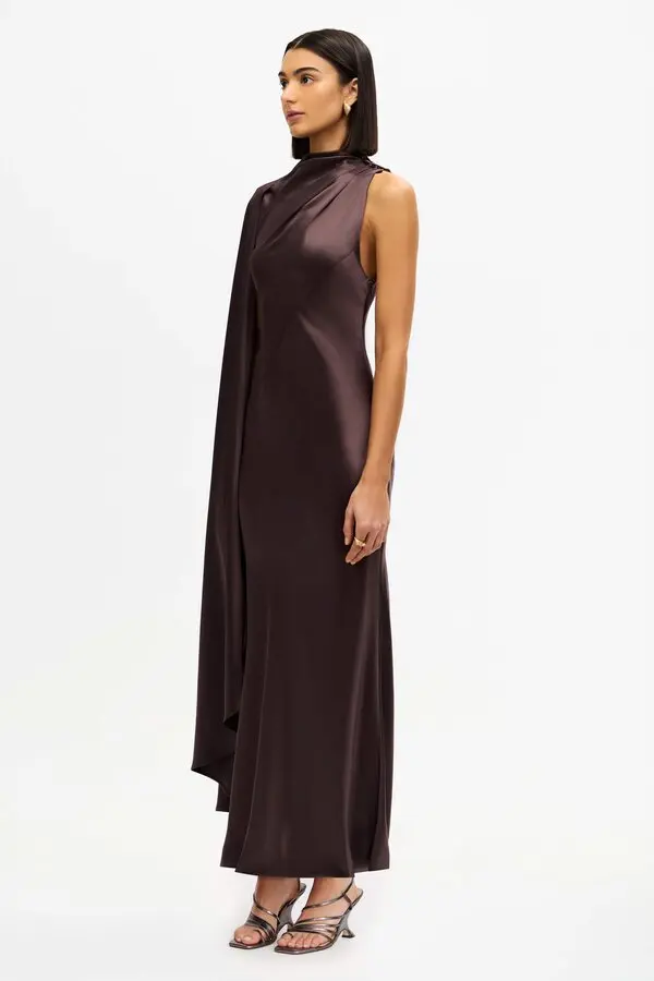 Acler Ropley Maxi Dress - Cocoa