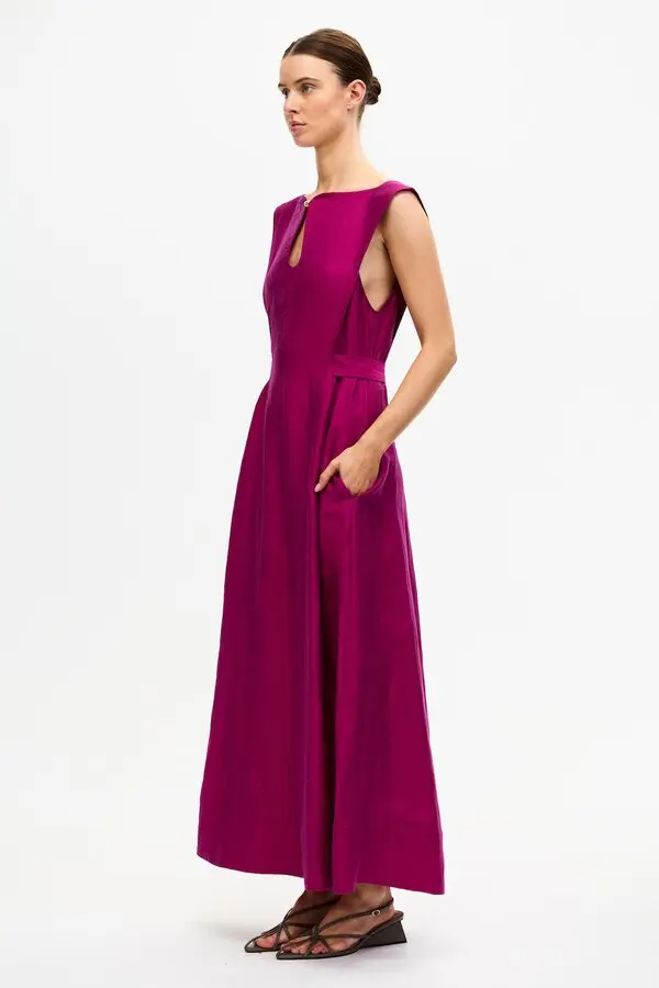 Acler Salle Maxi Dress With Gold Hardware