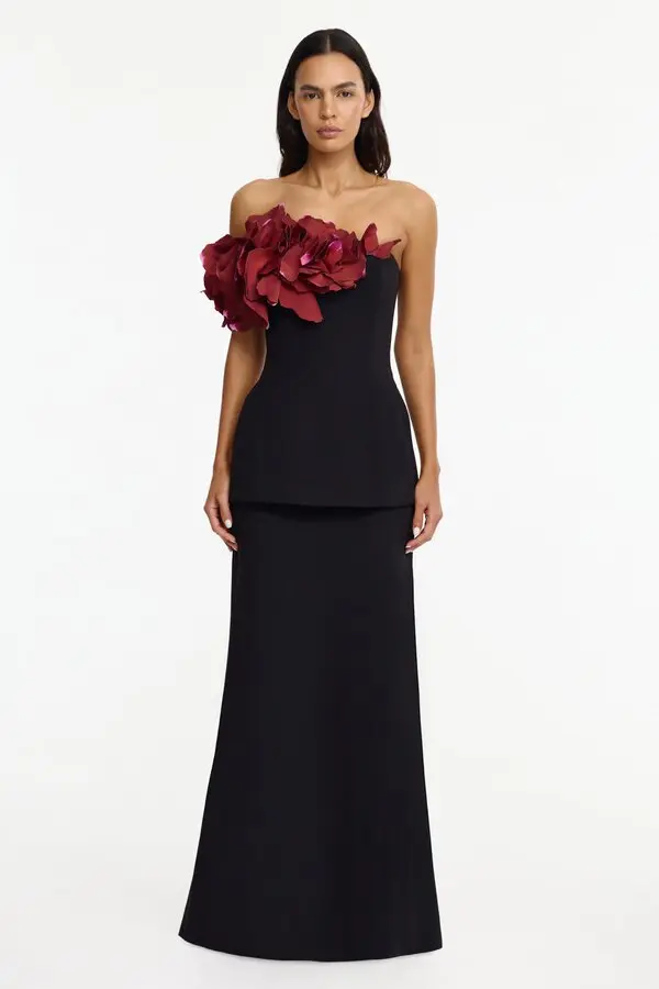 Acler The Garlands Maxi Skirt - Black