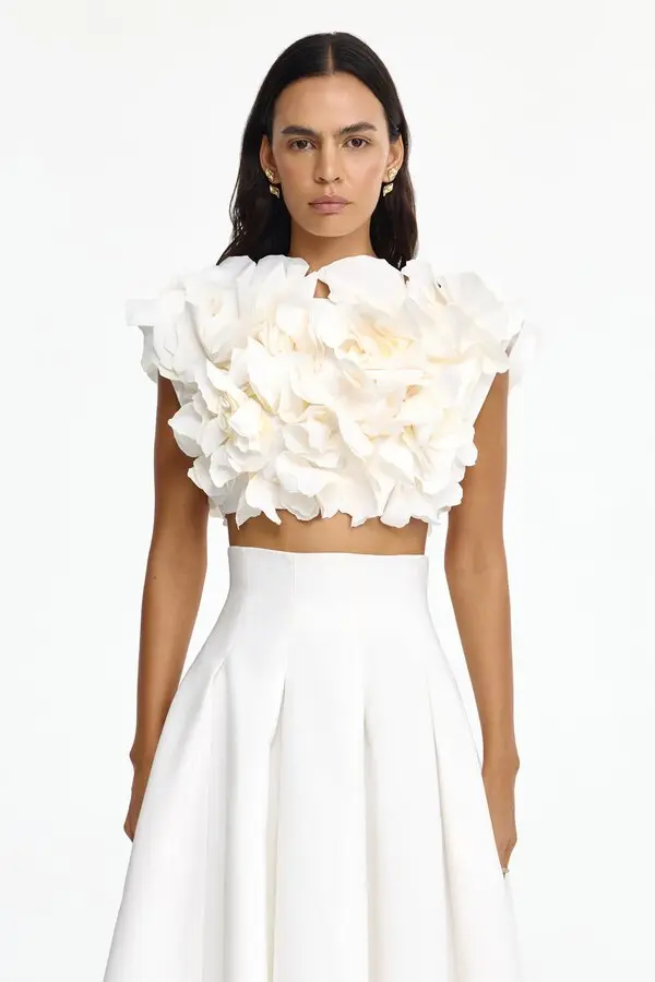 Acler Jackhill Top - Ivory