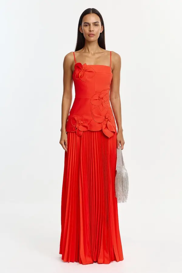 Acler Avision Maxi Dress - Chilli