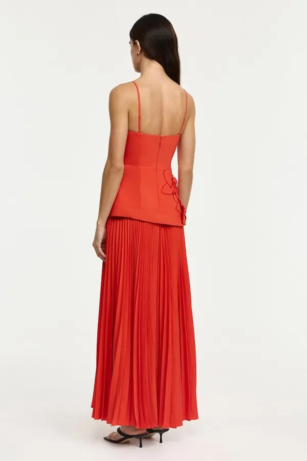Acler Avision Maxi Dress - Chilli