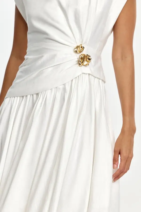 Acler Maxi Dress - Ivory
