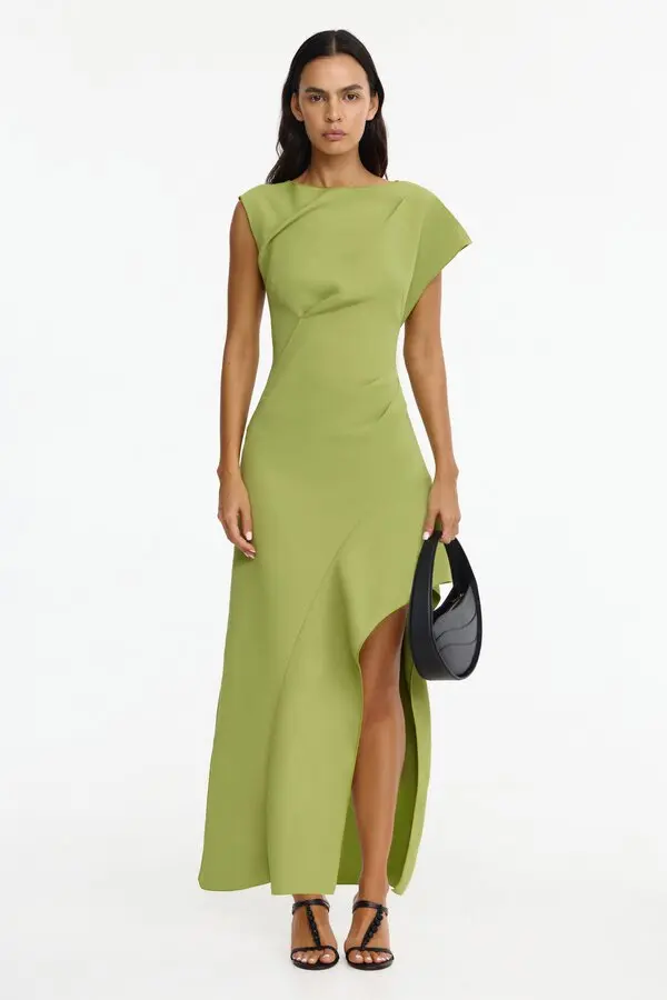 Acler Girsby Maxi Dress - Chive