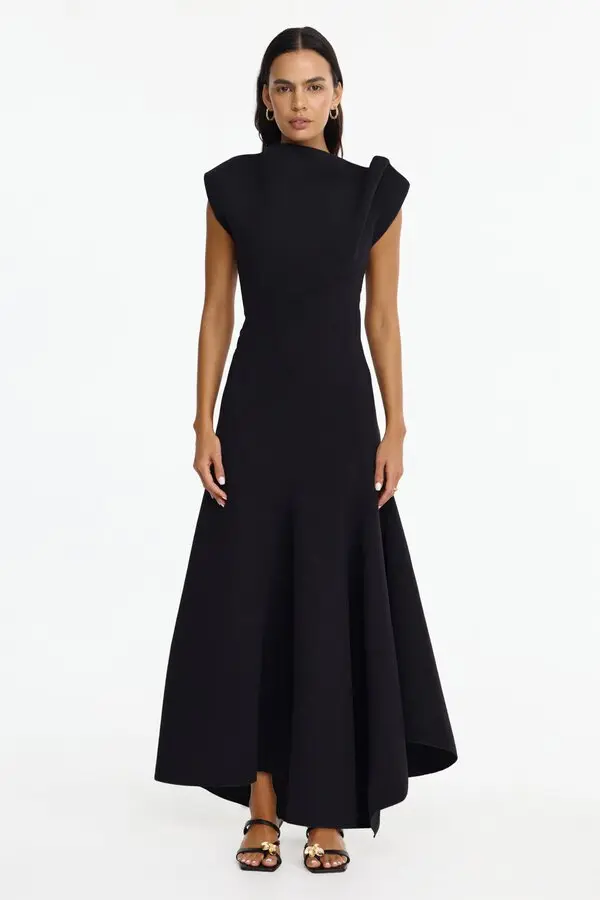 Acler Filton Maxi Dress" - Black