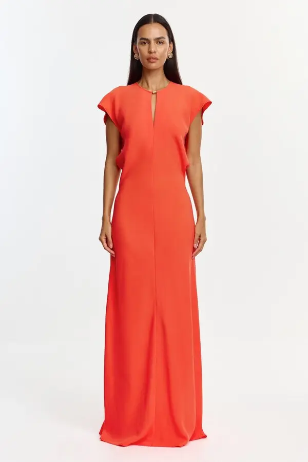 Acler The Yarrow Maxi Dress - Chilli