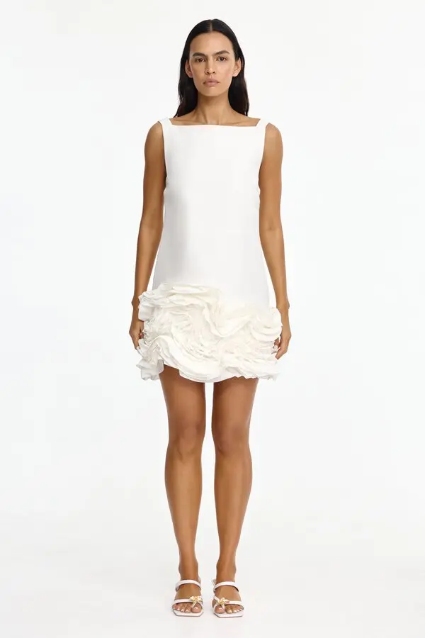 Acler Harris Mini Dress - Ivory