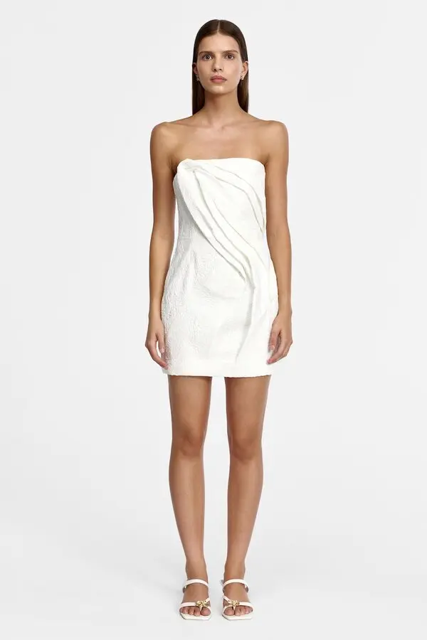 Acler Brigetty Mini Dress - Ivory