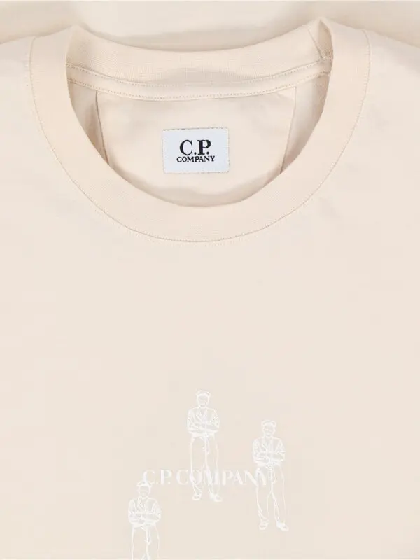 C.P. COMPANY Short-sleeved T-shirt - White