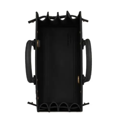 Saint Laurent Nano Sac De Jour Crocodile-effect Tote Bag - Black