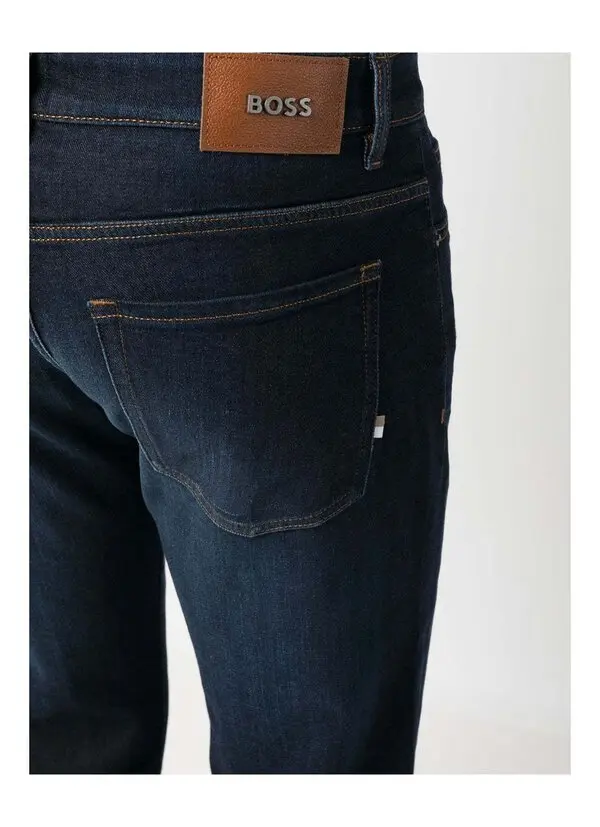 Hugo Boss Washed Straight-leg Jeans