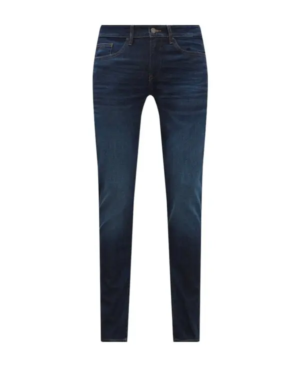 Hugo Boss Washed Straight-leg Jeans - Blue