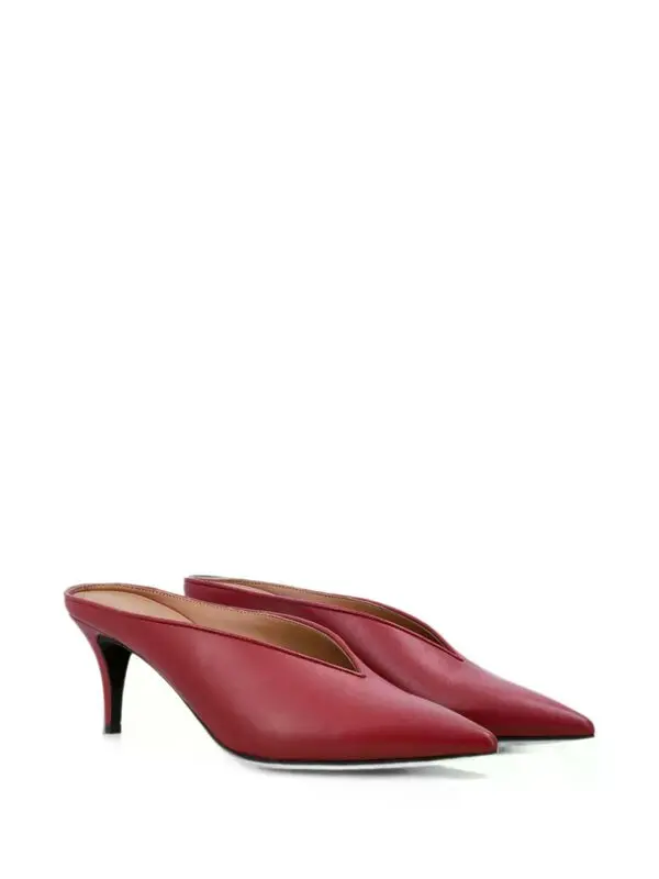 Stella McCartney Pointed-toe V-cut Mules