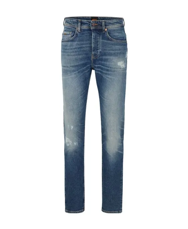 Hugo Boss Logo Jeans - Blue
