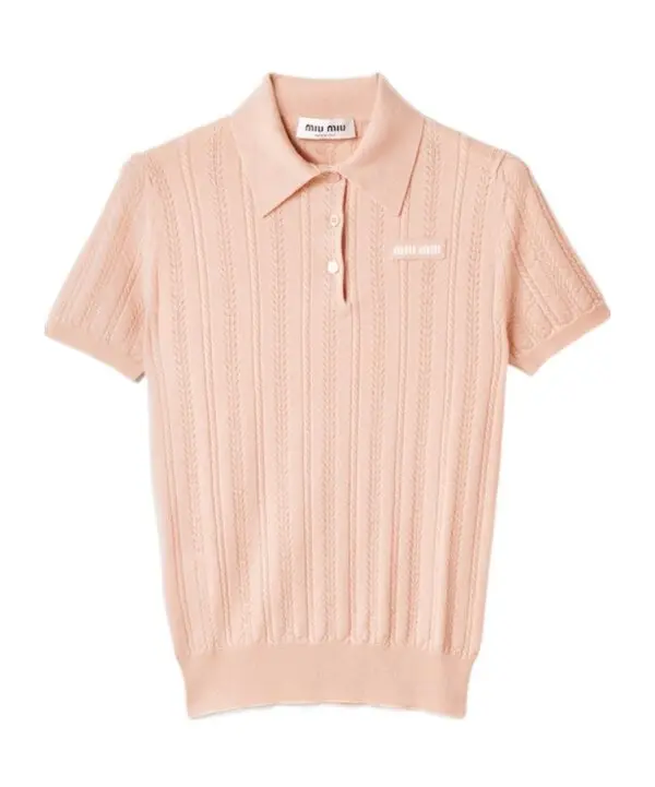 Miu Miu Cashmere Polo Sweater