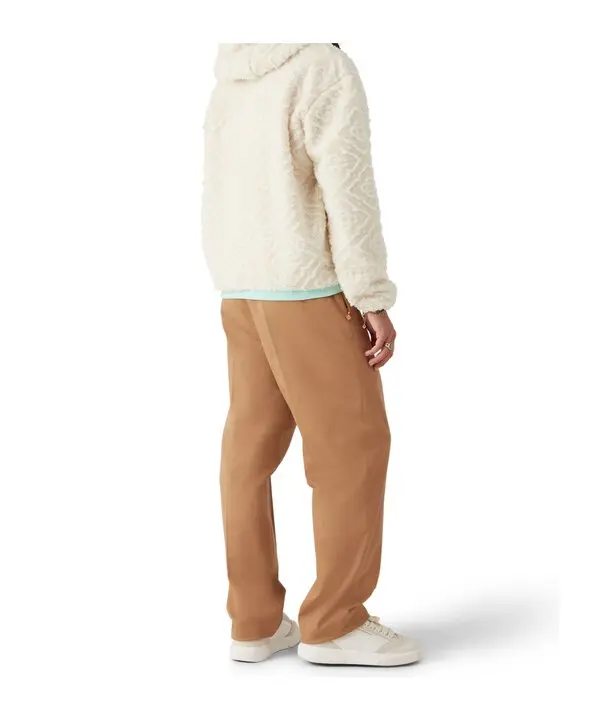 Casablanca Shearling Zip-up Hooded Jacket - Off-white