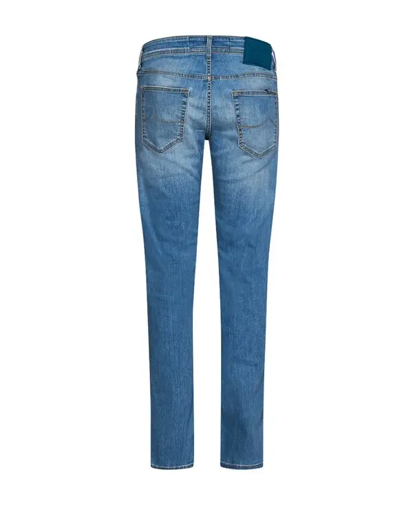 Jacob Cohen Slim-fit Jeans With Logo Patch