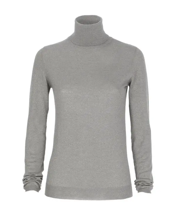 Brunello Cucinelli Turtleneck Pullover - Grey