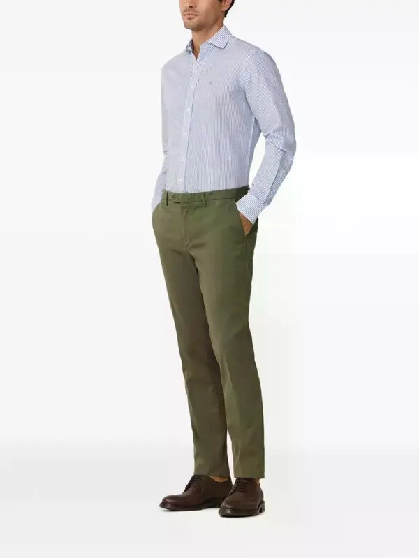 HACKETT LONDON Sanderson Textured Chino Trousers