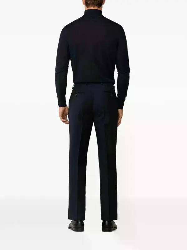 HACKETT LONDON Woven Wool Trousers Made In England