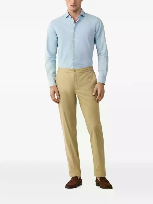 HACKETT LONDON Elasticated-waistband Chinos
