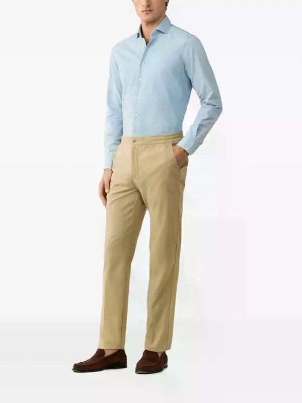 HACKETT LONDON Elasticated-waistband Chinos
