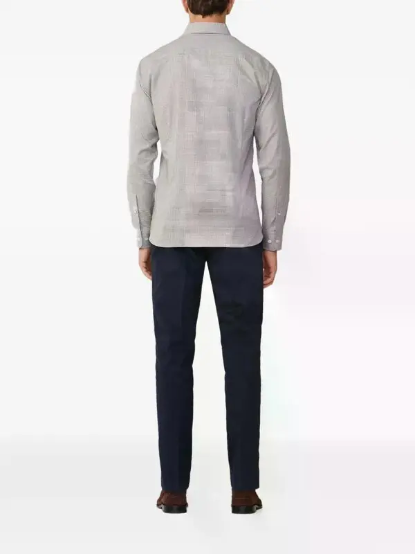 HACKETT LONDON Puppytooth-pattern Shirt