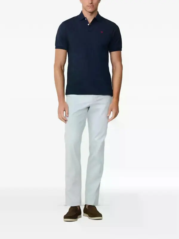 HACKETT LONDON Logo-embroidered Polo Shirt